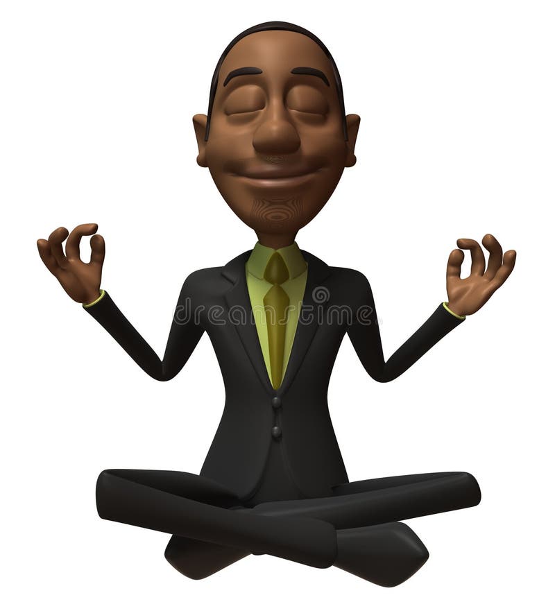 Zen Black Businessman Stock Illustrations – 102 Zen Black Businessman ...
