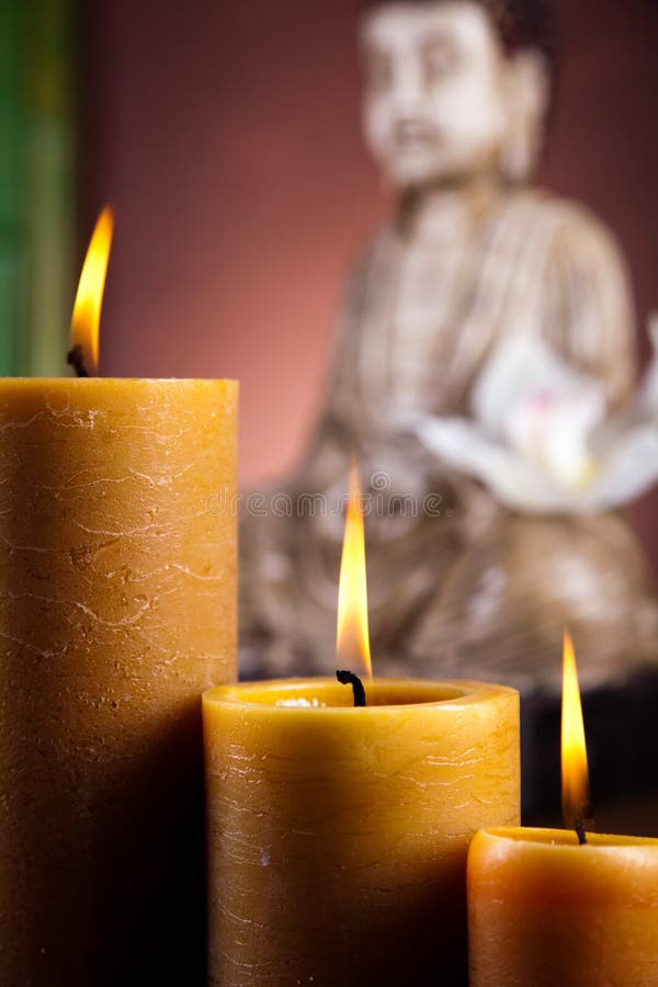 Zen of a Buddha, Vivid Colors, Natural Tone Stock Image - Image of ...