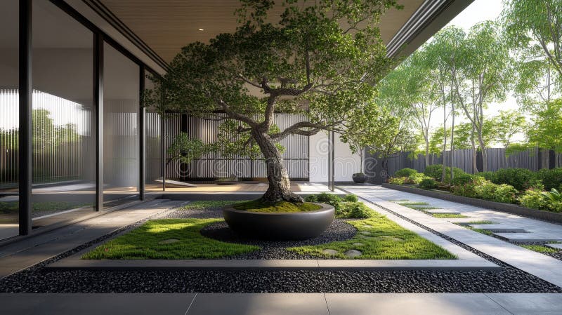 With Zen Elements and a Path through the Garden, this is a Peaceful ...