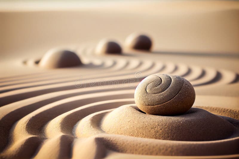 Zen Sand Stone Stock Illustrations – 1,512 Zen Sand Stone Stock ...