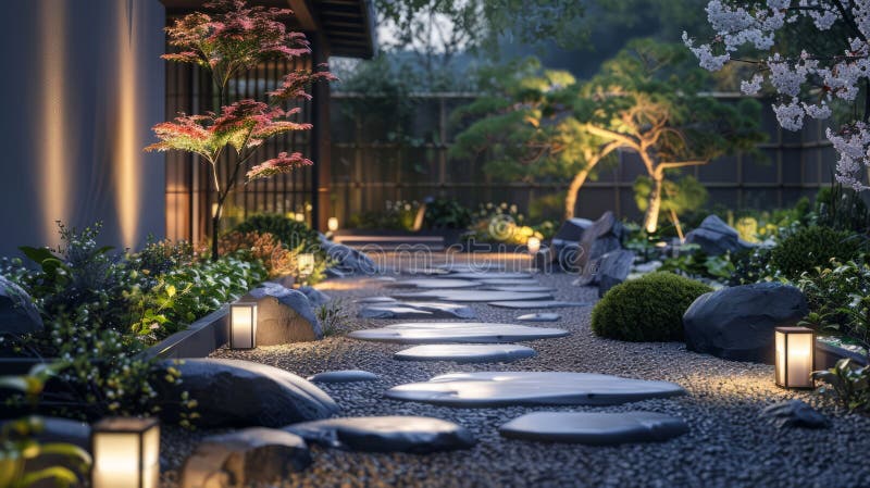 Zen Pathway Stock Illustrations – 1,191 Zen Pathway Stock Illustrations ...