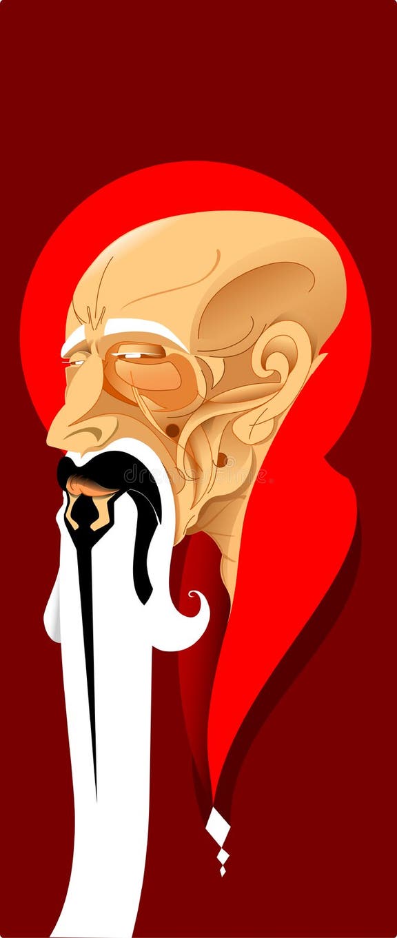 Zen Guru stock illustration. Illustration of mastermind - 103209152