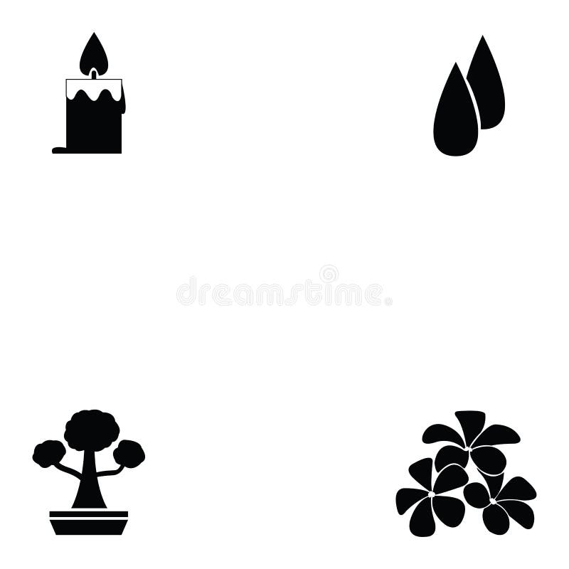 Zen icon set stock vector. Illustration of japan, icon - 120574309