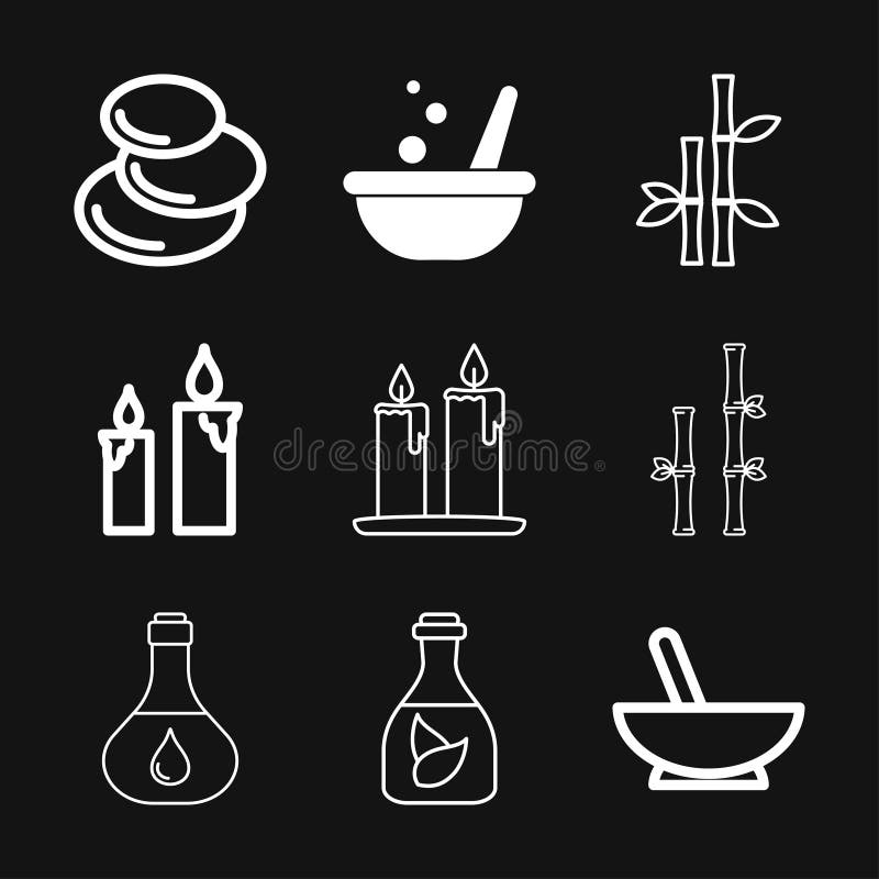 Zen Icon Vector Sign Symbol for Design Stock Illustration ...