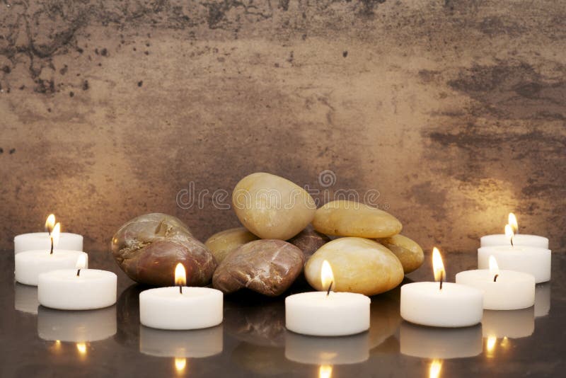 Zen-like candles stock image. Image of religion, hope - 24263227