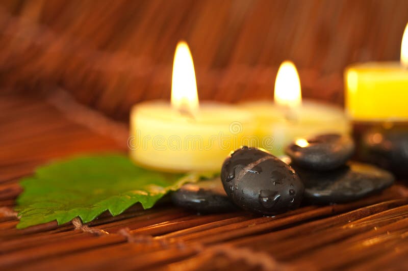 Spa Zen Stones stock photo. Image of drop, burn, copy - 14001406