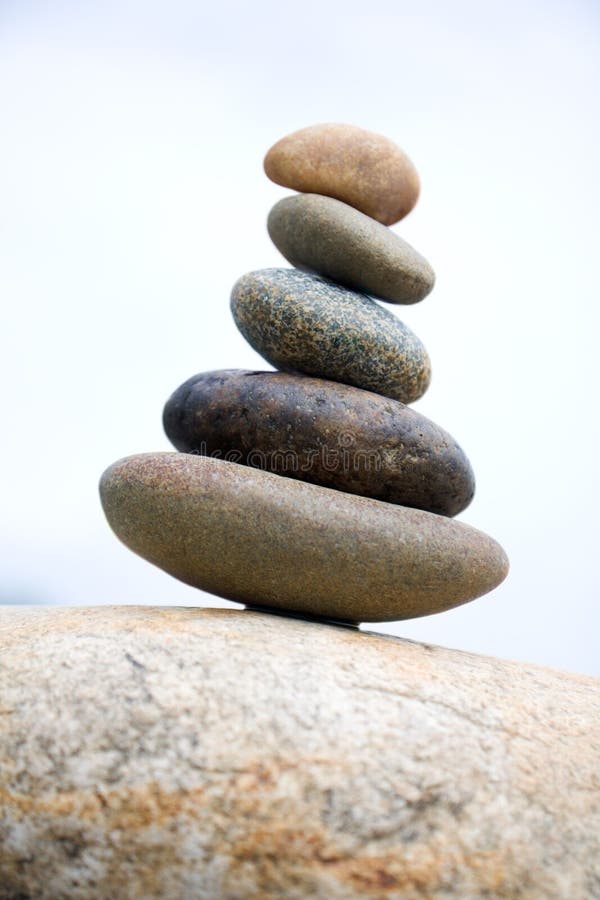 Zen like stones stock image. Image of pebble, boulder - 5553429