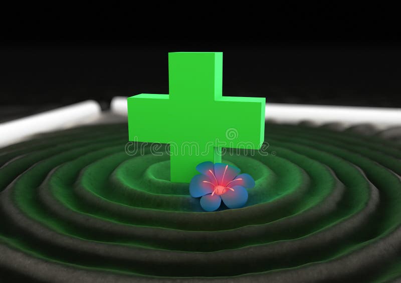 Jardin de zen illustration stock. Illustration du méditation - 22870089