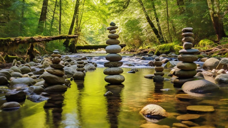 Abstract Stacking Stones Stock Illustrations – 76 Abstract Stacking ...