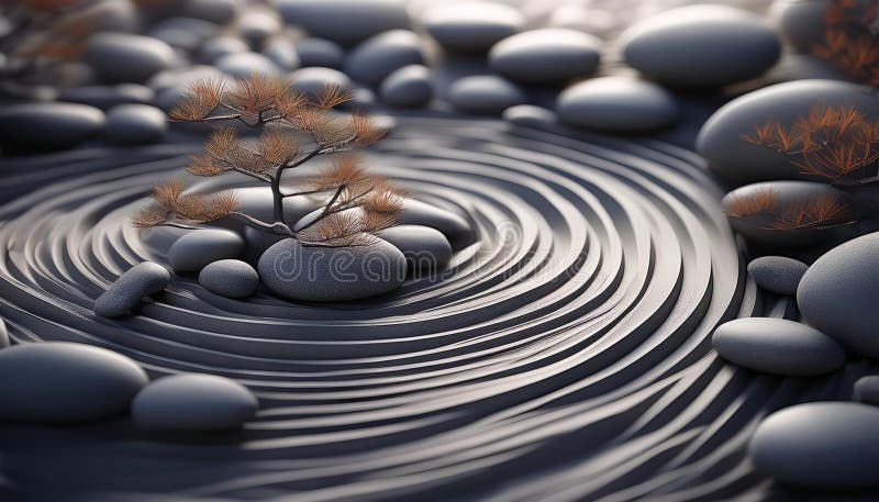 Zen pattern stock illustration. Illustration of decorative - 360059070