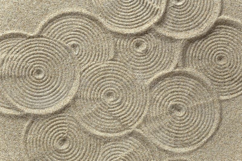 Zen pattern stock image. Image of closeup, sand, raked - 149998179