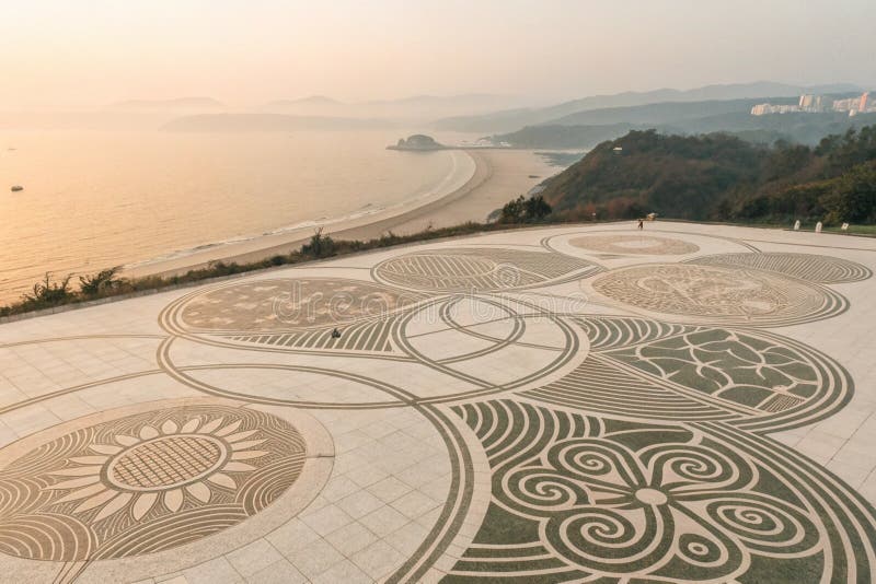 Zen Pattern Top View - Generated by Ai Stock Illustration ...