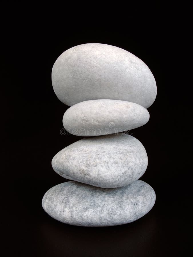 Zen Pebbles stock photo. Image of simple, background, pebble - 6673780