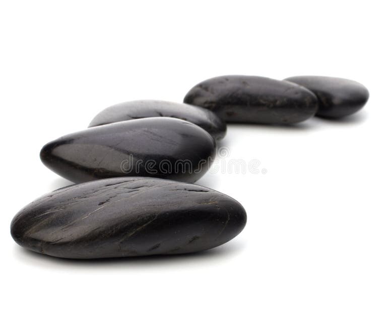 Zen pebbles path. stock image. Image of east, harmony - 18681737