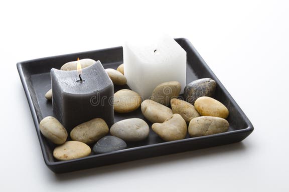 Zen plate stock photo. Image of aromatherapy, stone, decor - 15391102