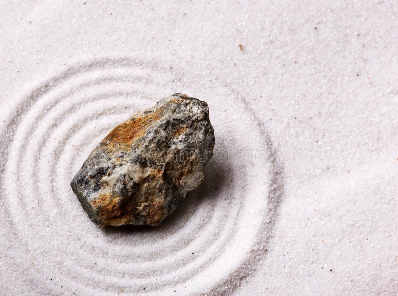 Zen Rock Garden Background stock image. Image of meditation - 6318845