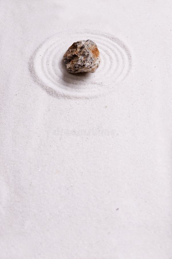 Zen Rock Garden Background stock image. Image of meditation - 6318845