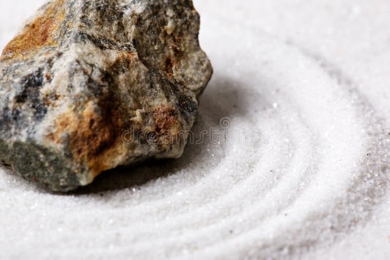 Zen Rock Garden Detail stock photo. Image of pattern, japanese - 6953402
