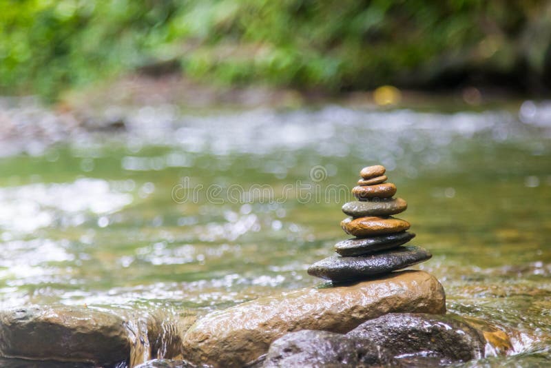 Zen rock pile stock photo. Image of stones, beach, meditation - 42119312