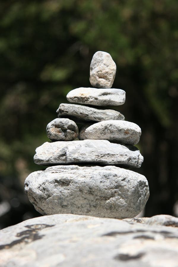 Granite Rock Stone Stack Formation Stock Photo - Image of formation ...