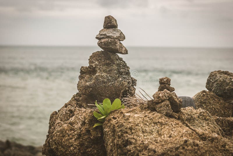 Zen rocks stock image. Image of peace, stone, spring - 61931701