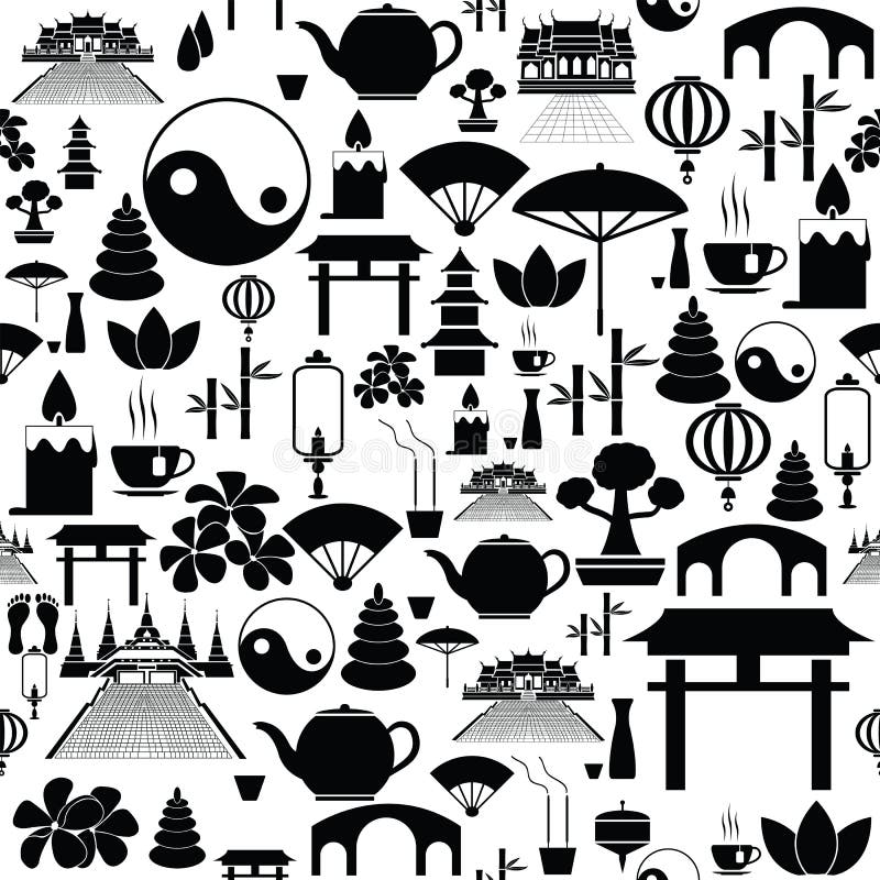 Zen pattern stock vector. Illustration of design, soul - 35785536