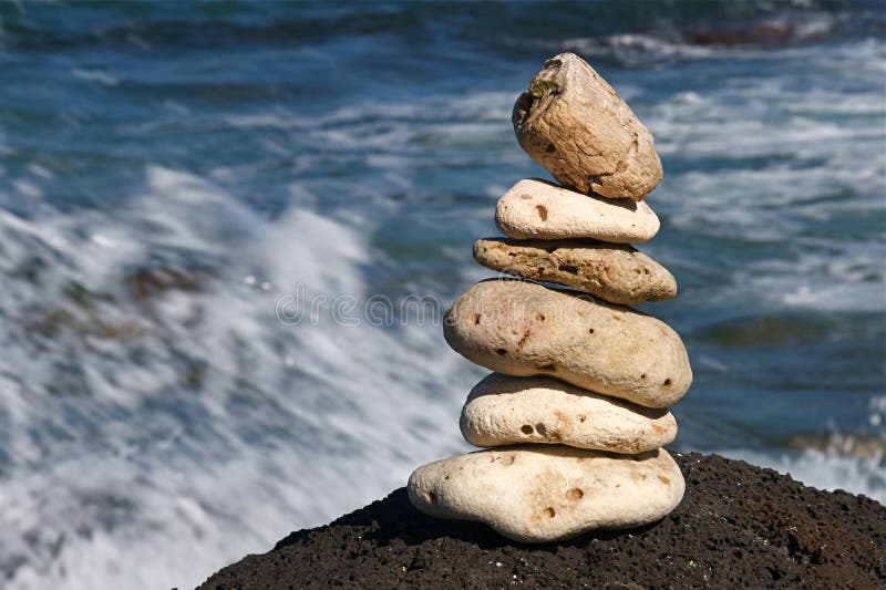 Zen Serenity Rocks stock image. Image of coast, seashore - 5760037