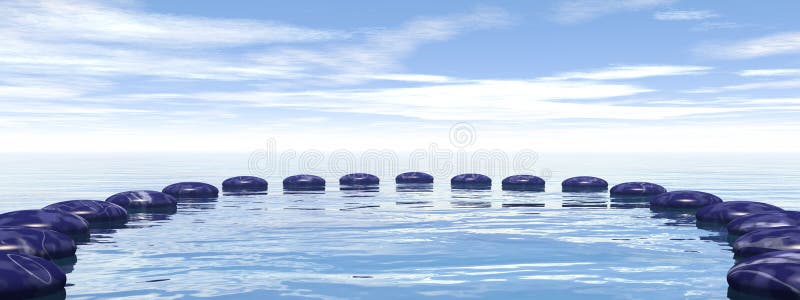 De cirkel van de steen stock illustratie. Illustration of begrip - 20734993