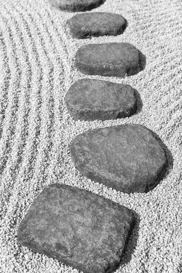 Zen stone path stock photo. Image of shore, garden, outdoors - 185516610