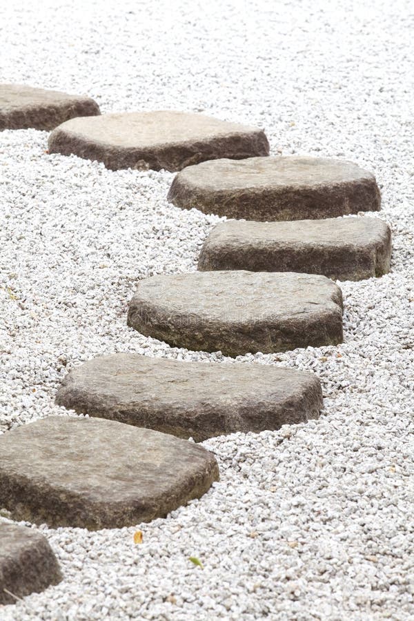 Zen stone path stock image. Image of pebble, outdoors - 32041761