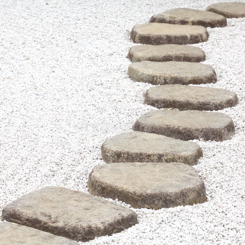 Japanese Rock Garden stock image. Image of nature, footpath - 6766753