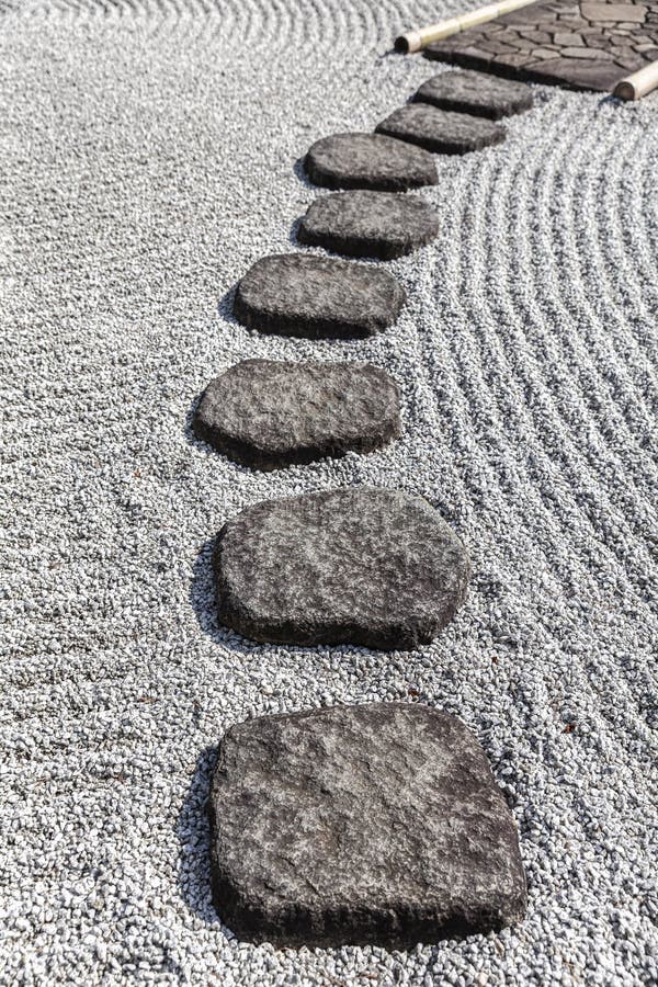 Zen stone path stock photo. Image of path, shore, gray - 34236596