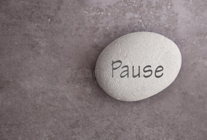Zen stone pause concept stock photo. Image of leisure - 254139964
