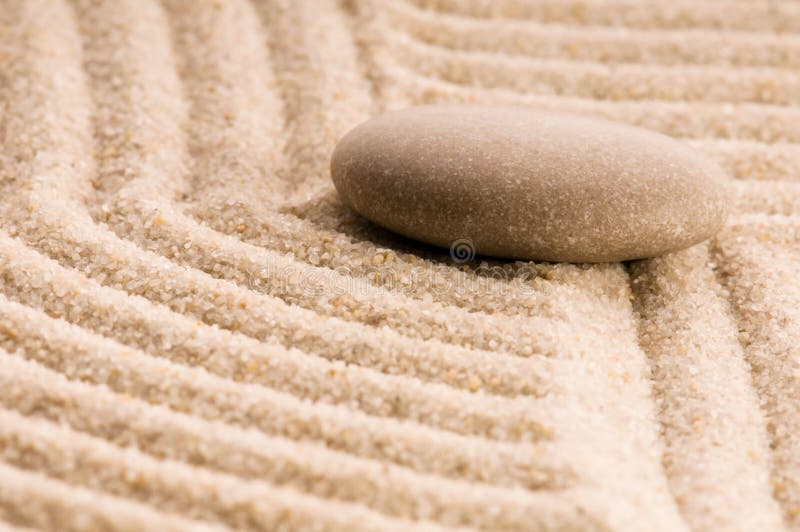 Zen. Stone and sand stock image. Image of spirituality - 16309291