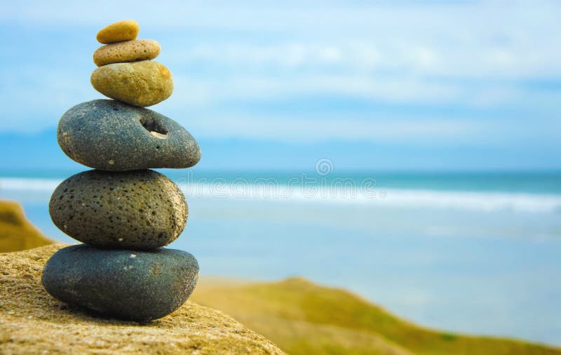 Zen Stone stacked together stock image. Image of granite - 23244339