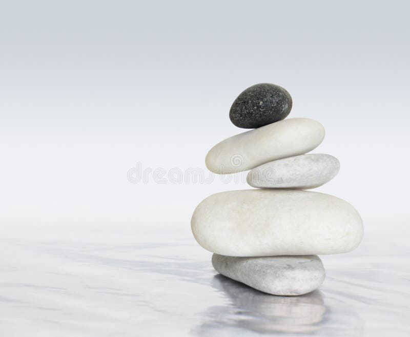 Zen stones balance stock image. Image of order, life, black - 6293085