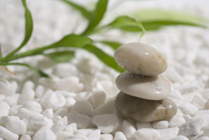 Zen stones and bamboo stock image. Image of shui, bamboo - 4410305