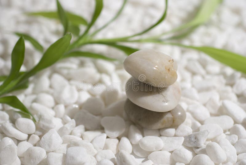 Zen stones and bamboo stock photo. Image of calm, stone - 4410500