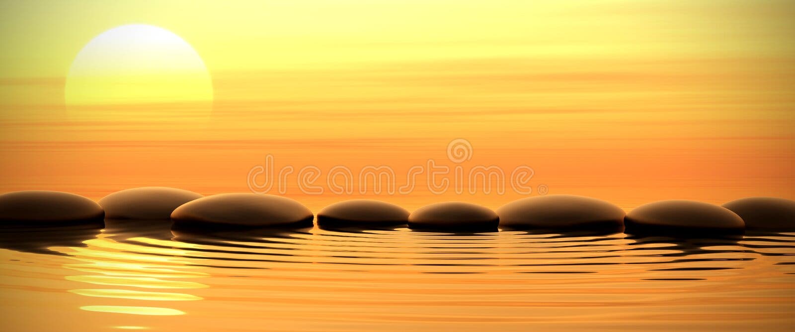 Zen Stones stock illustration. Illustration of beauty - 14622923
