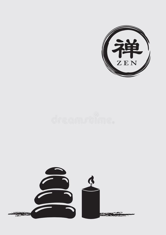 Circle Zen Symbol Vector Design Stock Vector - Illustration of japanese ...