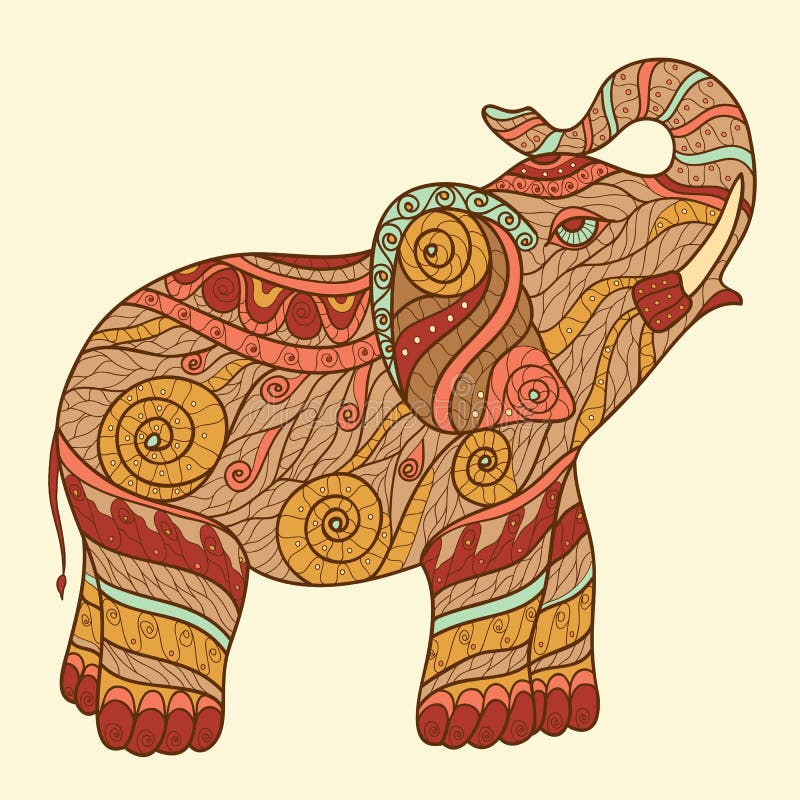 Zen tangle stock vector. Illustration of petal, arabic - 50052997