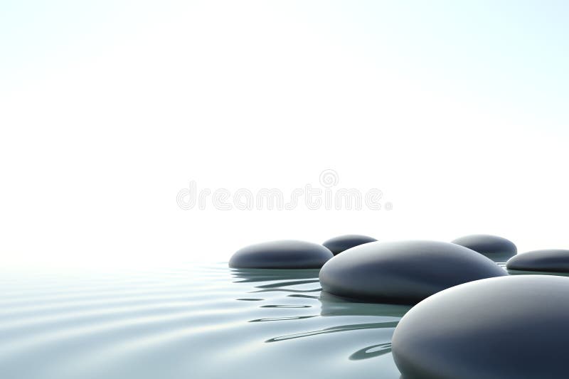 Zen water stock illustration. Illustration of nature - 15431462