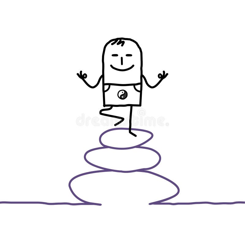 Zen & yoga stock vector. Illustration of physical - 10110416