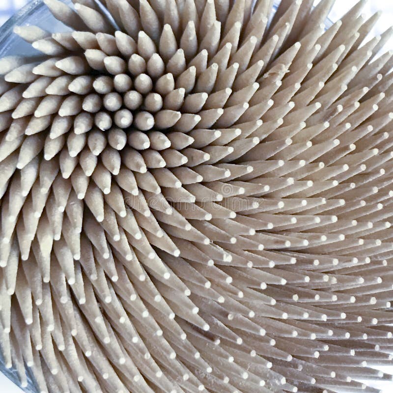 Zenithal View of Several Round Wooden Sticks Stock Photo - Image of ...