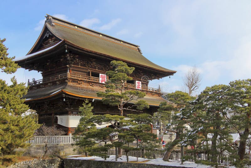 Zenkoji temple stock image. Image of buddhism, eastern - 78226879