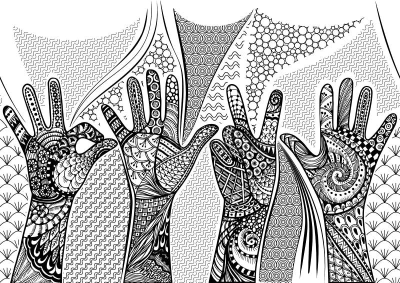 Hands Border Stock Illustrations – 6,520 Hands Border Stock ...