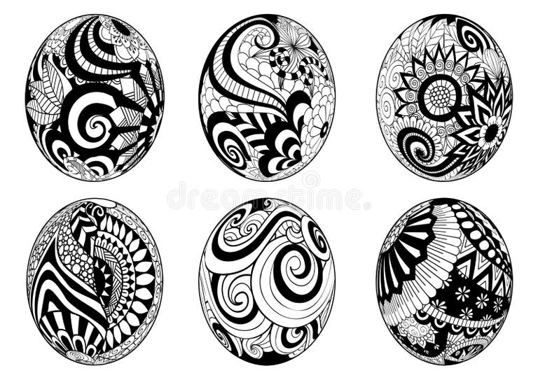 Zentangle Easter Stock Illustrations – 1,431 Zentangle Easter Stock ...