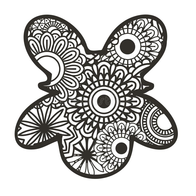 Zentangle Insects Illustration. Stock Vector - Illustration of ...