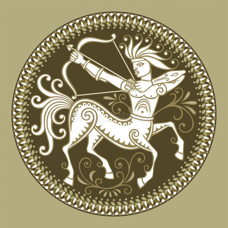 Zentaur stock abbildung. Illustration von phantasie, mythus - 1200002