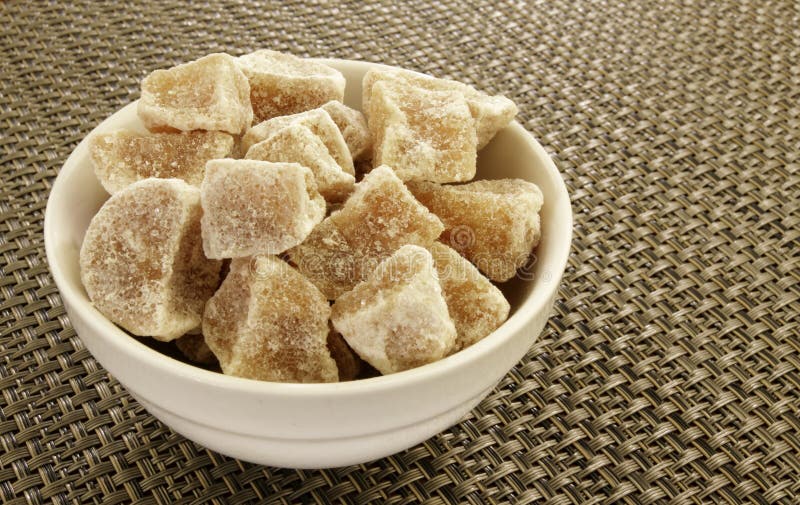 Zenzero candito immagine stock. Immagine di dolce, zuccherato - 9439061